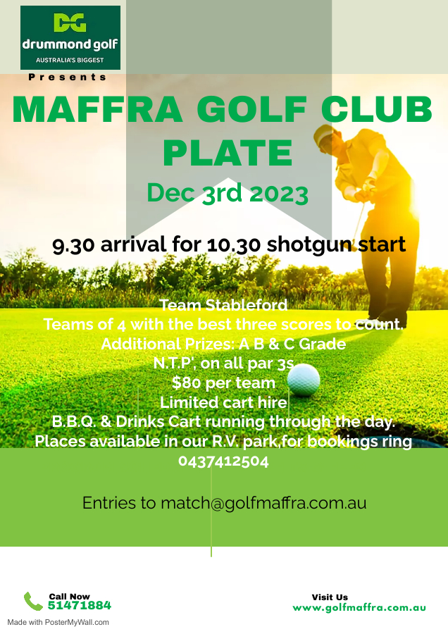 Maffra Plate | Golf East Gippsland Inc.